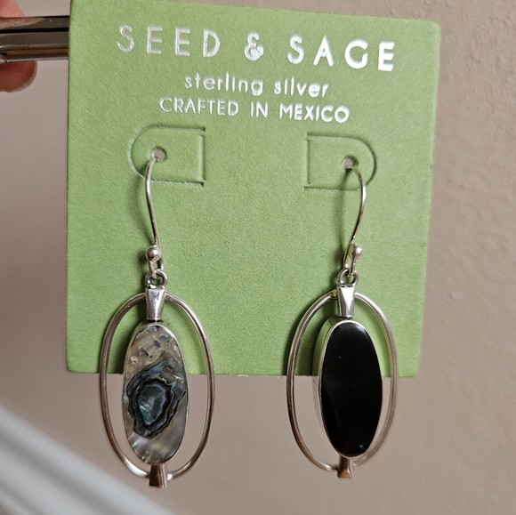 Seed & Sage | Jewelry | Seed Sage Oval Sterling Silver 925 Mexico ...